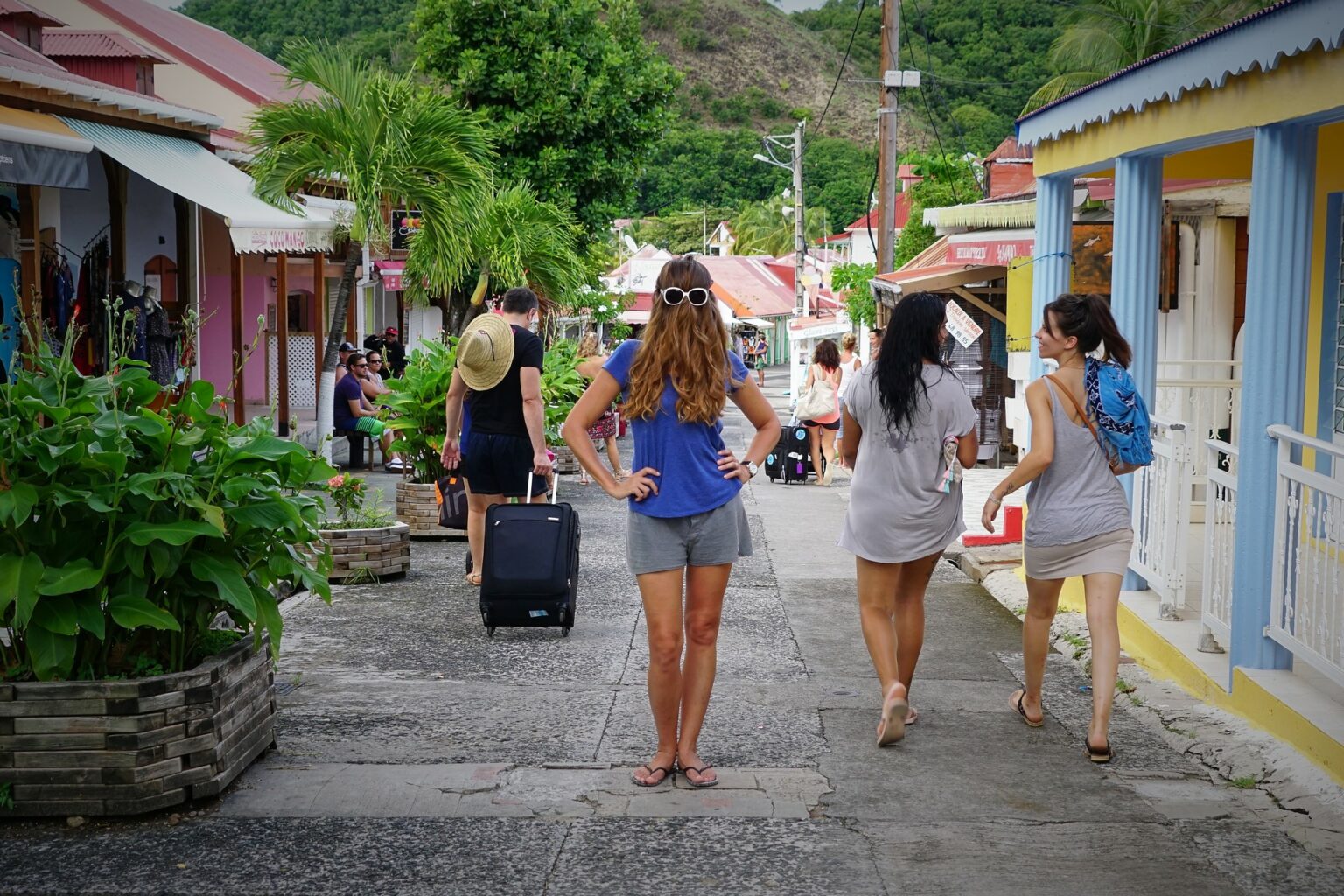 Choubaka en visite à Terre-de-Haut - Choubaka et Shadoko