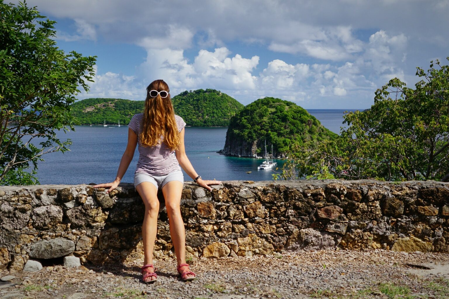 Choubaka en visite à Terre-de-Haut - Choubaka et Shadoko