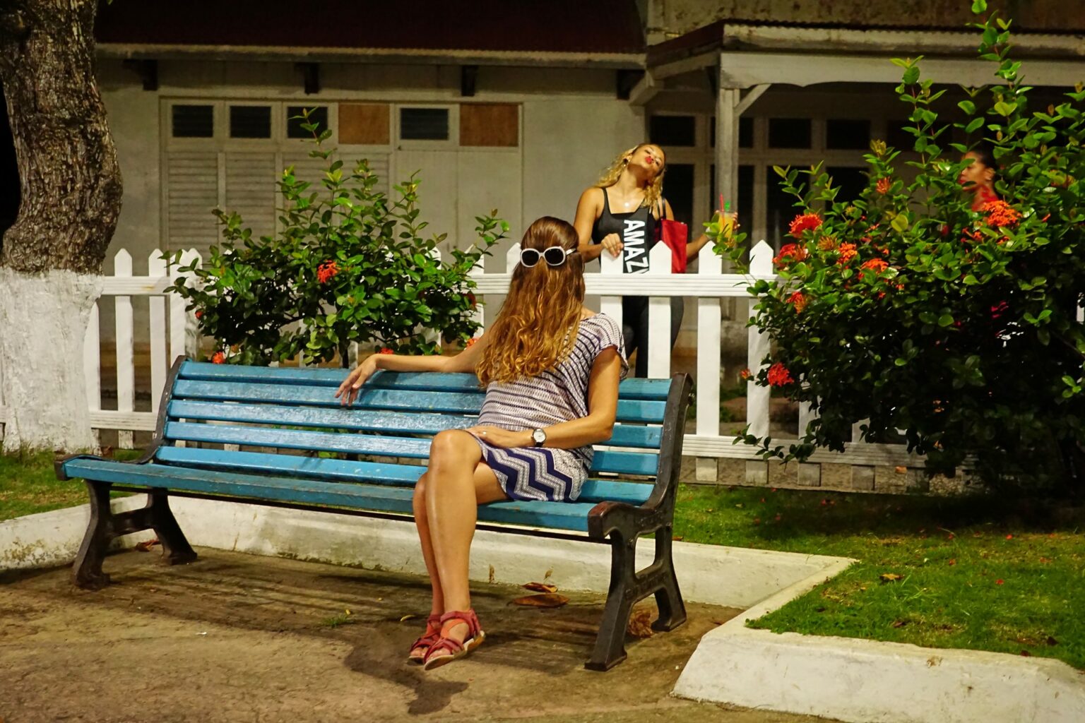 Choubaka en visite à Terre-de-Haut - Choubaka et Shadoko
