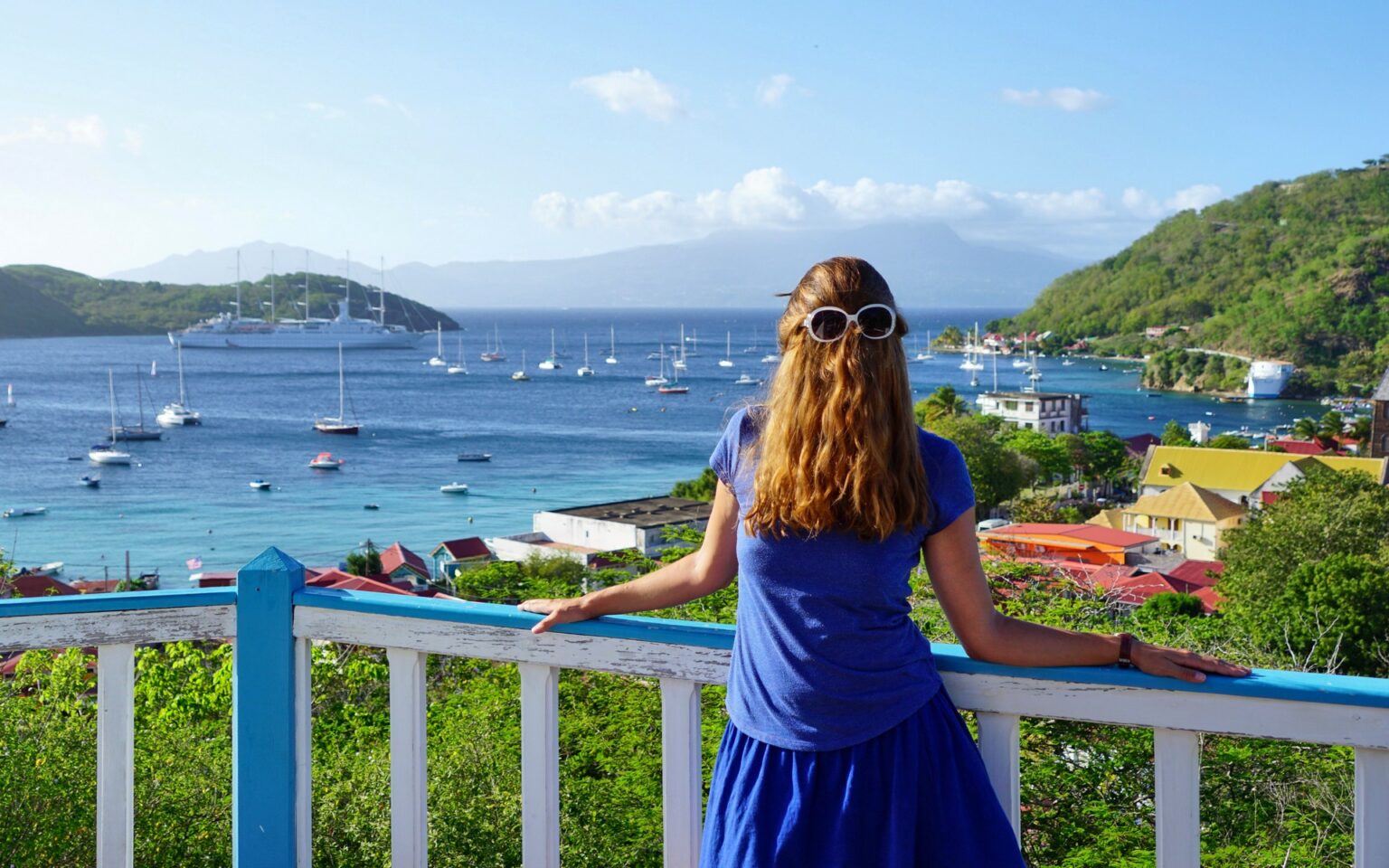 Choubaka en visite à Terre-de-Haut - Choubaka et Shadoko
